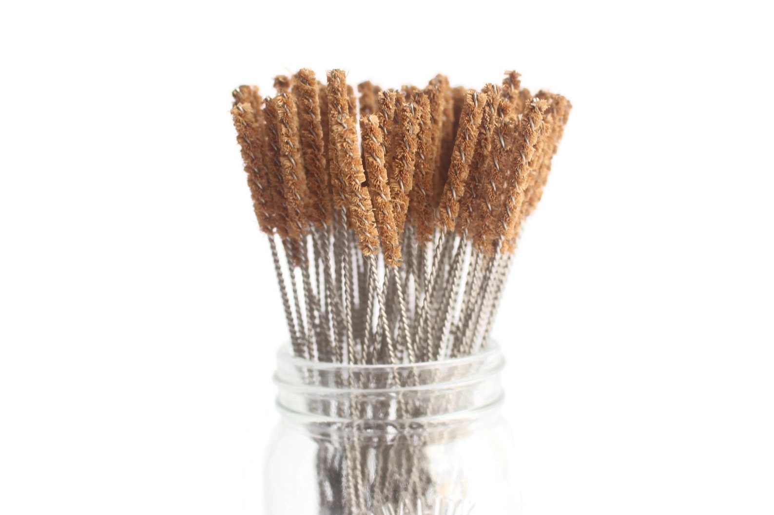 Straw Cleaning Brushes - Natural Coconut Fiber - Straw Cleaner BULK ...