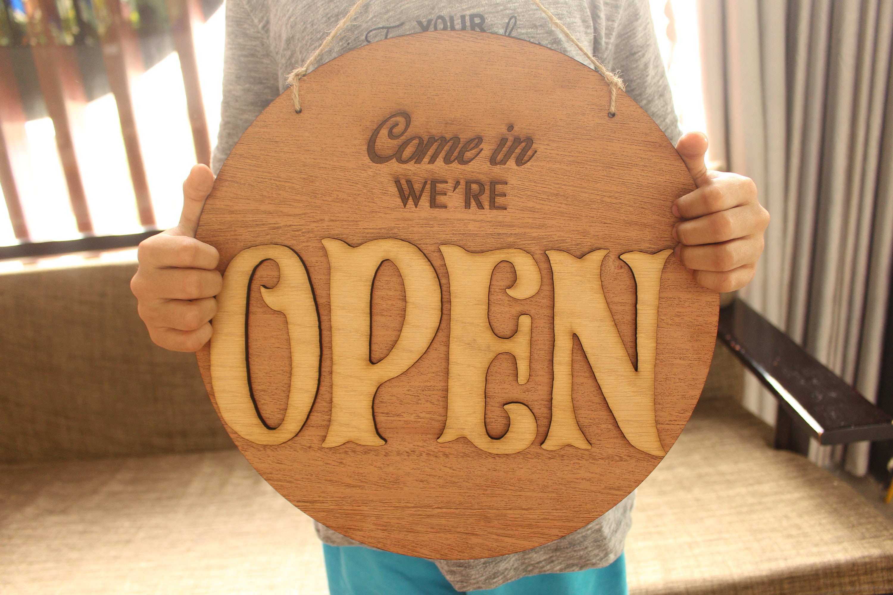 Open Closed Sign Vintage Style 12 Double Sided Open - Etsy