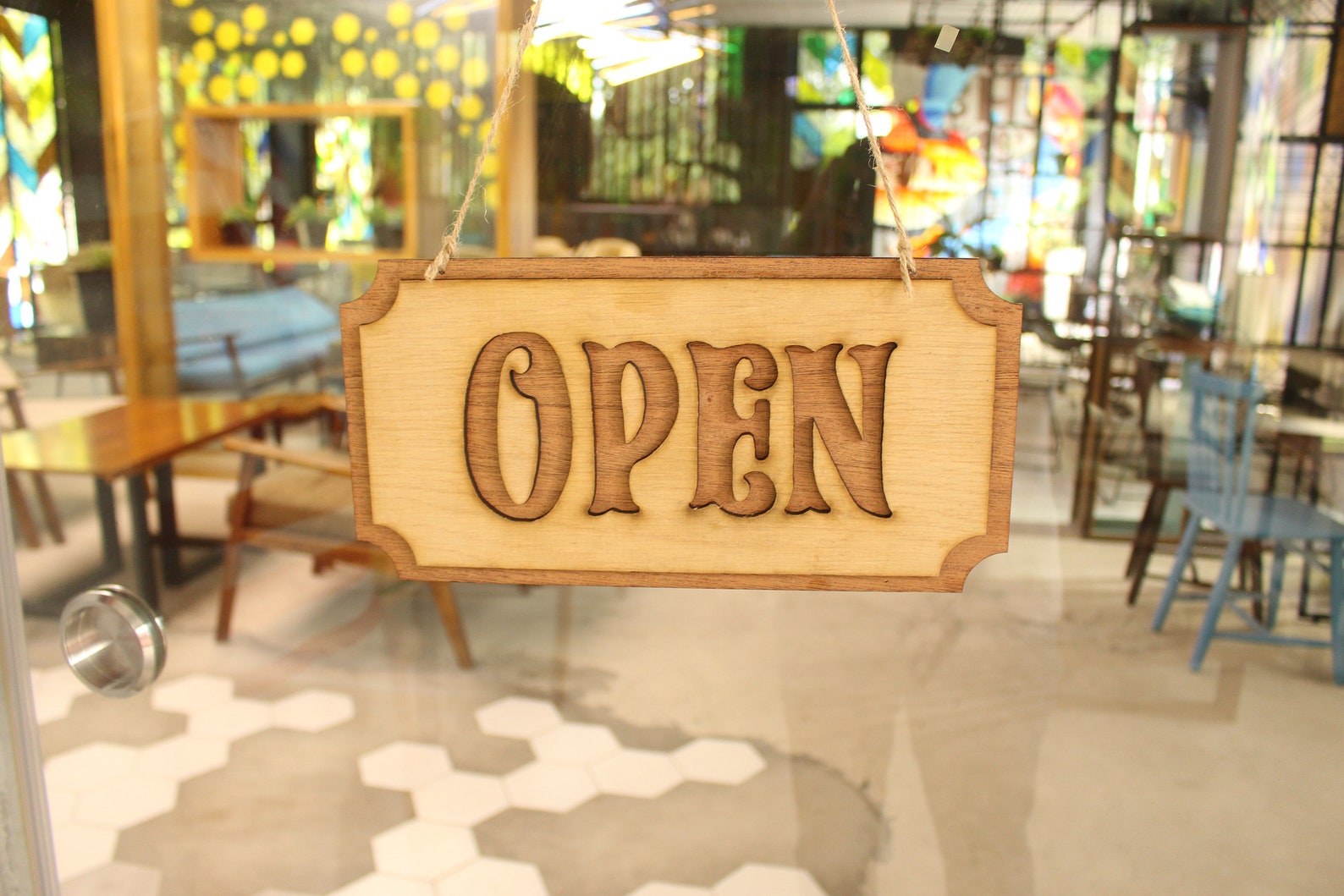 Open Closed Sign Vintage 6 X 12 Double Sided Open - Etsy