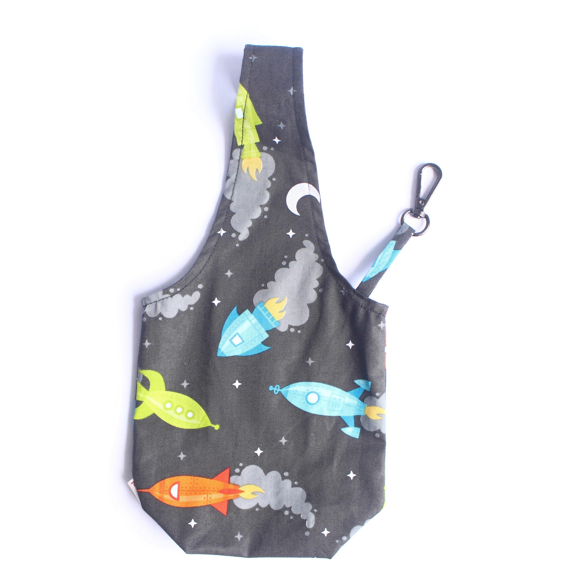Spaceship Foldable Tumbler Bag, Water Bottle Carrier, Eco Friendly ...