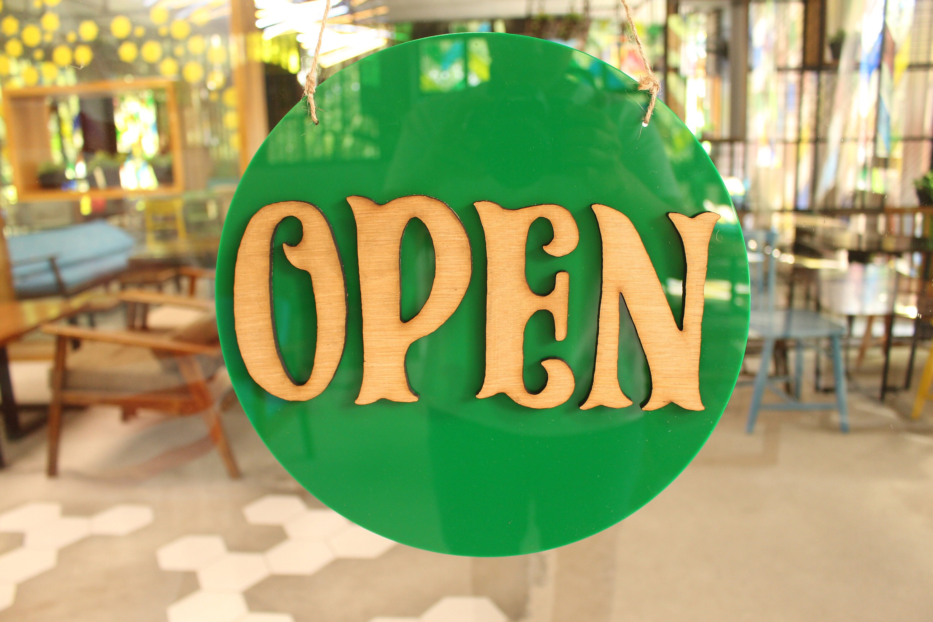 Open Closed sign 12 double sided Open sign reversible | Etsy