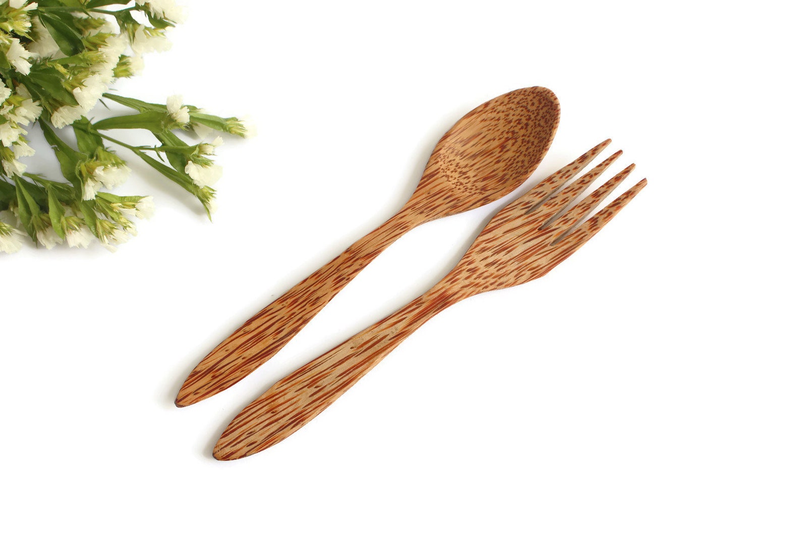 Coconut Shell Bowl With Spoon and Fork, Personalized Coconut Bowl and ...