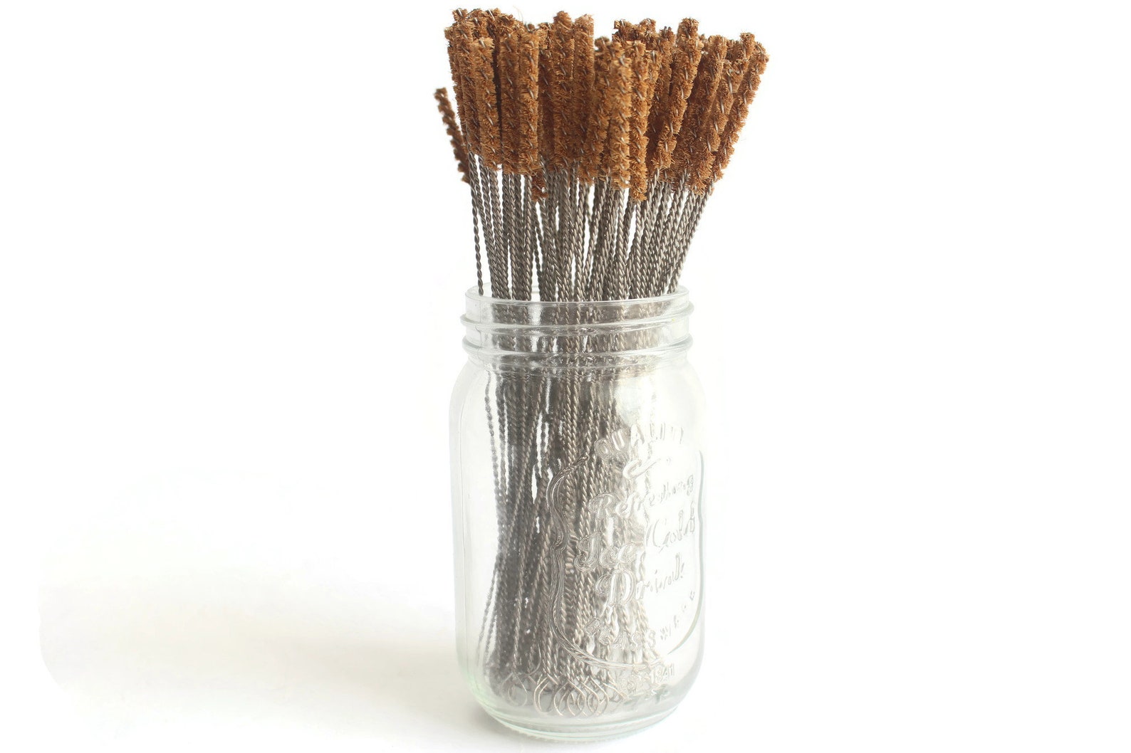 Straw Cleaning Brushes - Natural Coconut Fiber - Straw Cleaner BULK ...