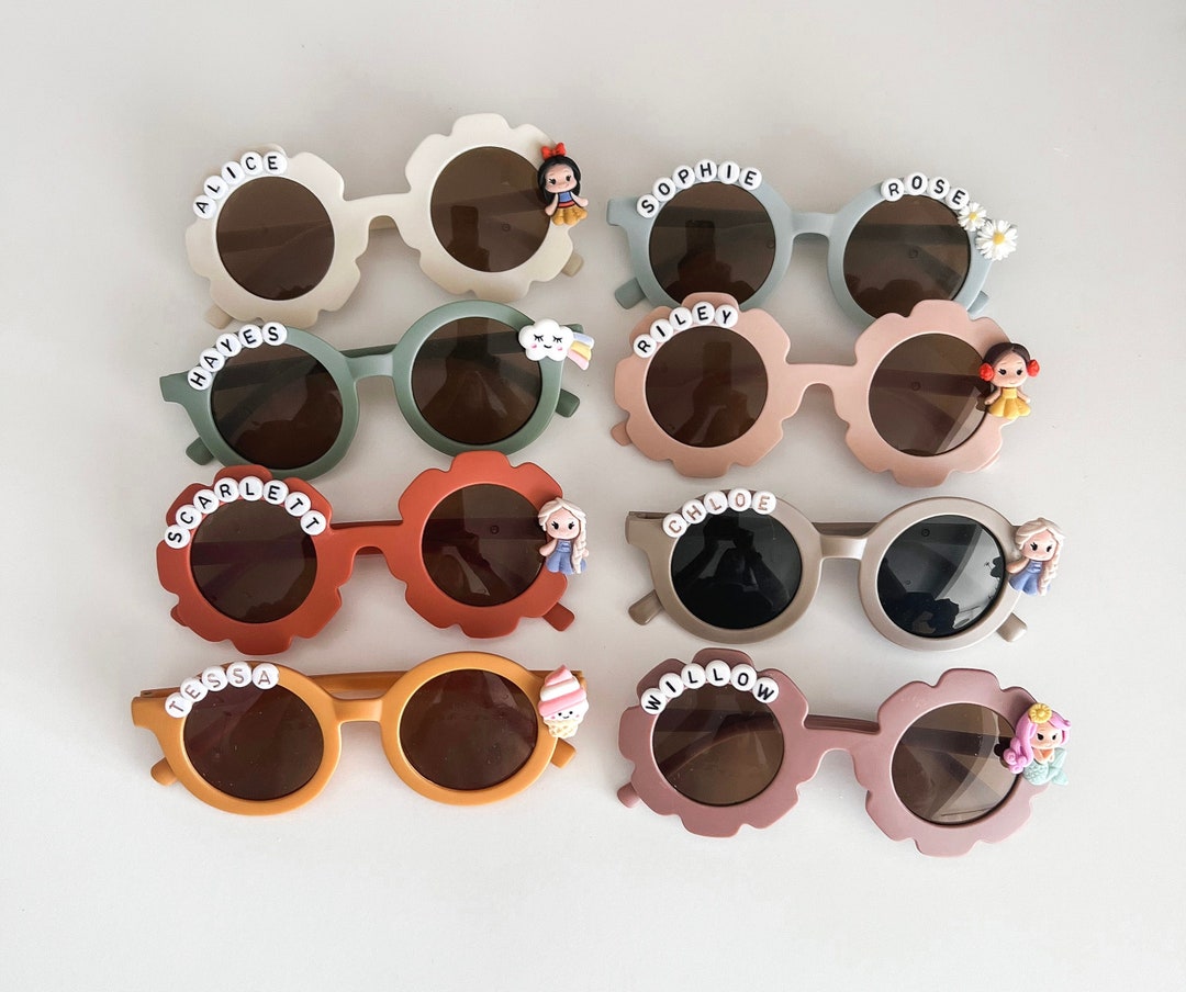 Childrens Name Sunglasses, Toddler Personalized Sunnies, Kids Custom ...