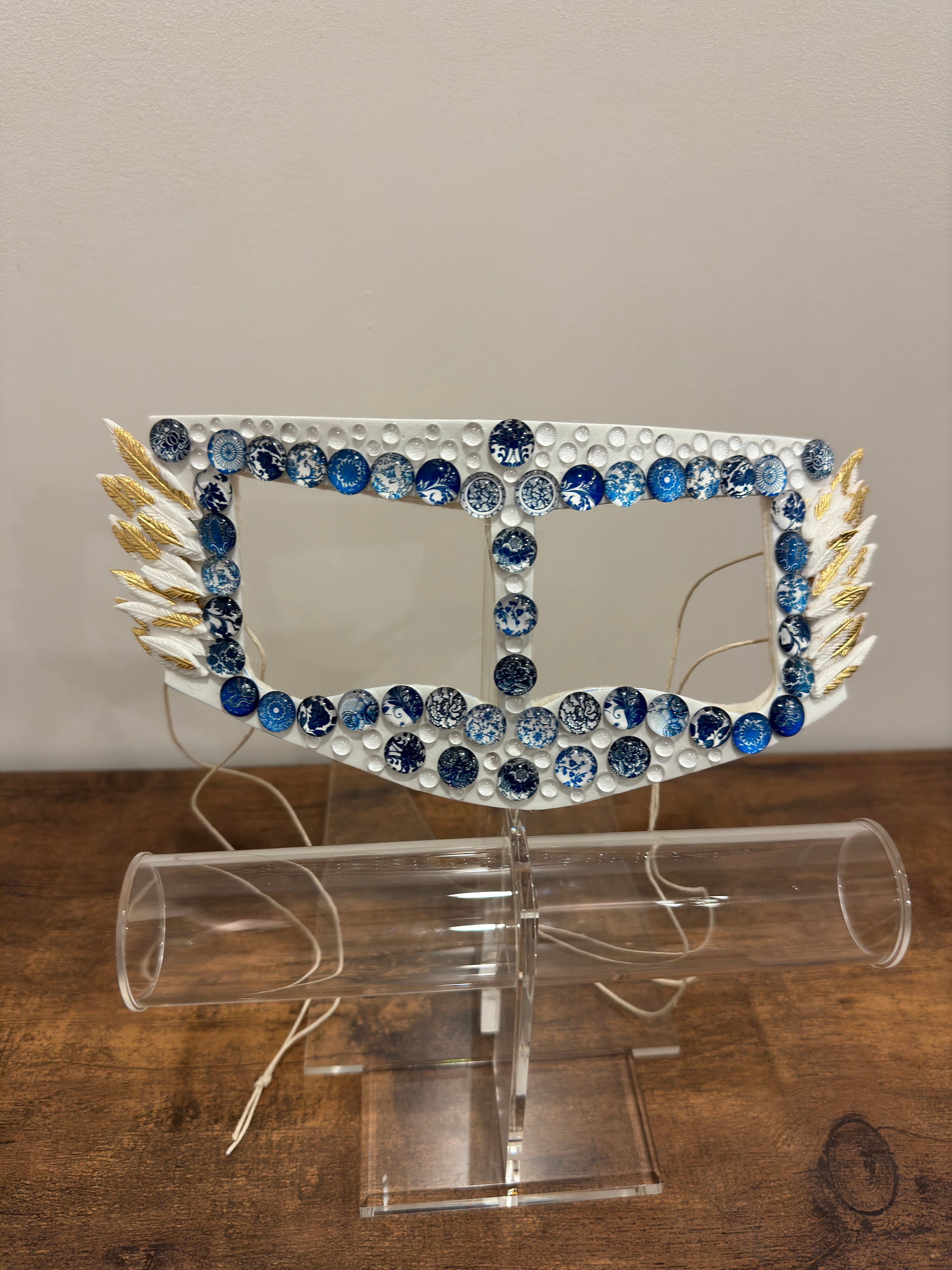 White China Burqa, Burning Man Mask, Halloween Face Mask - Etsy