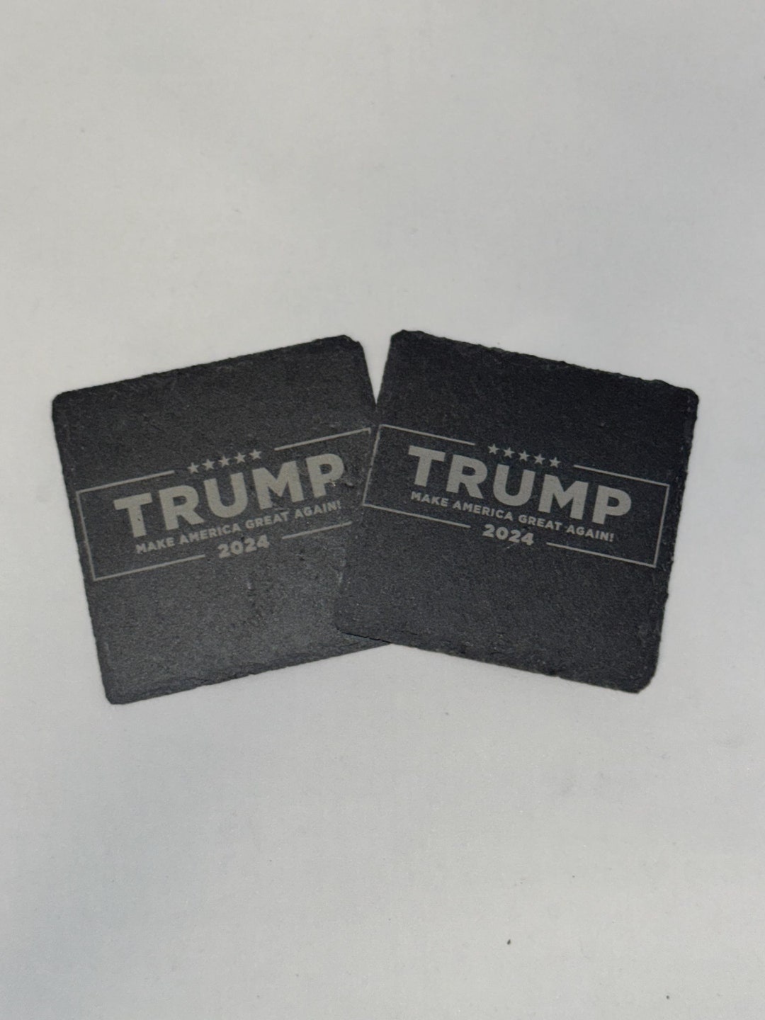 Trump 2024 Slate Coasters - Etsy