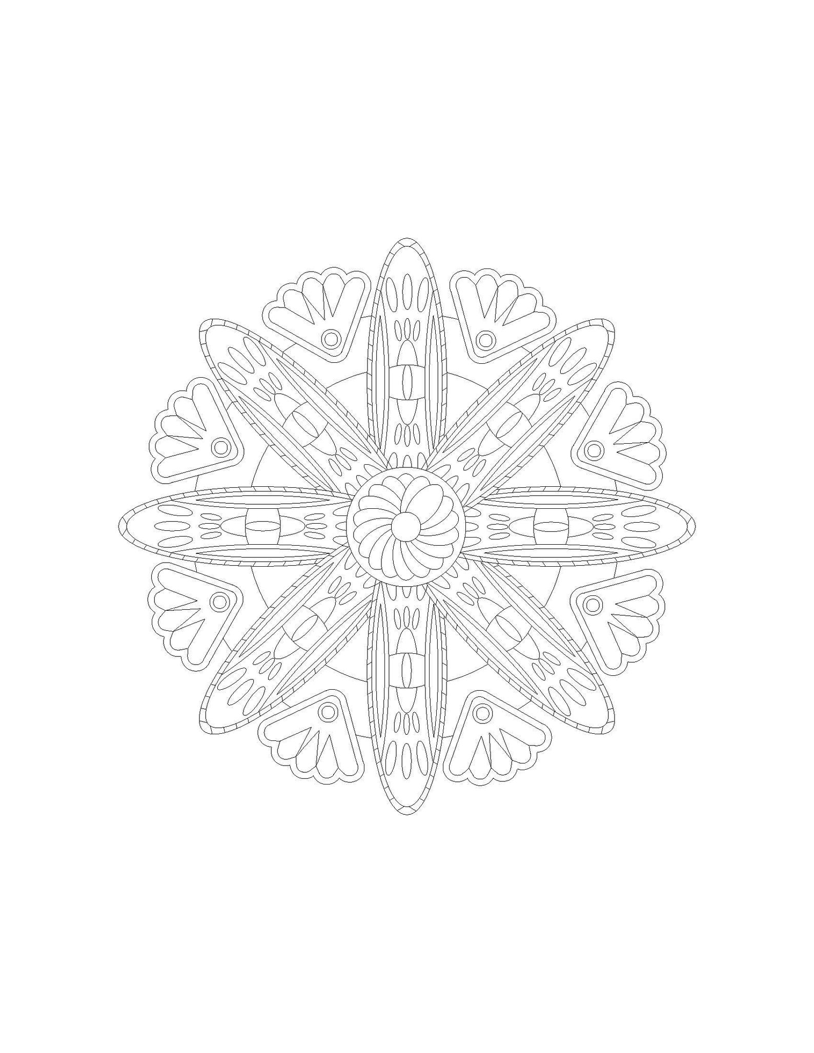 Mandala Flowers 2 Colouring Pages Digital Download-20 Pages | Etsy