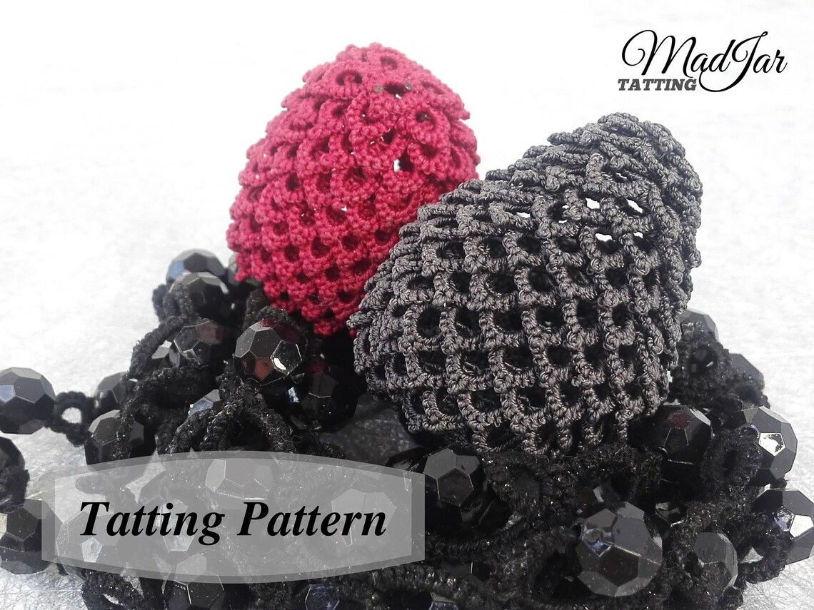 Dragon Egg Tatting Pattern. Tatted Lace Tutorial for Shuttle - Etsy