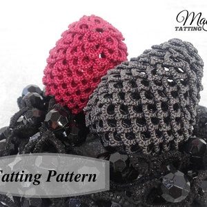 Dragon Egg Tatting Pattern. Tatted Lace Tutorial for Shuttle and Needle ...