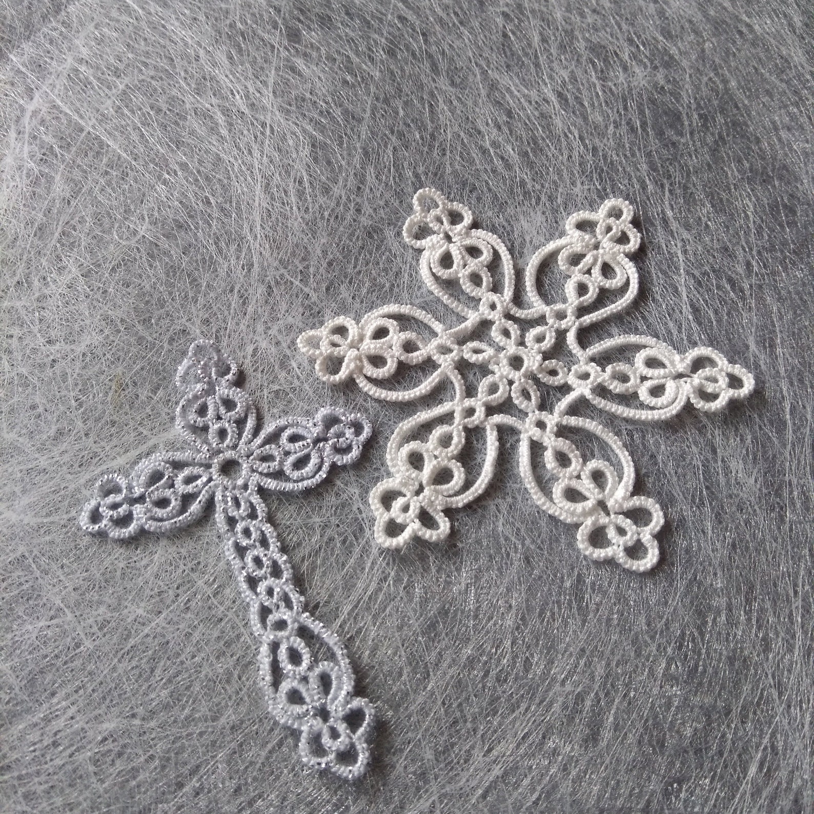 Shuttle Tatting Pattern for Elegant Cross Motif. Written Guide - Etsy