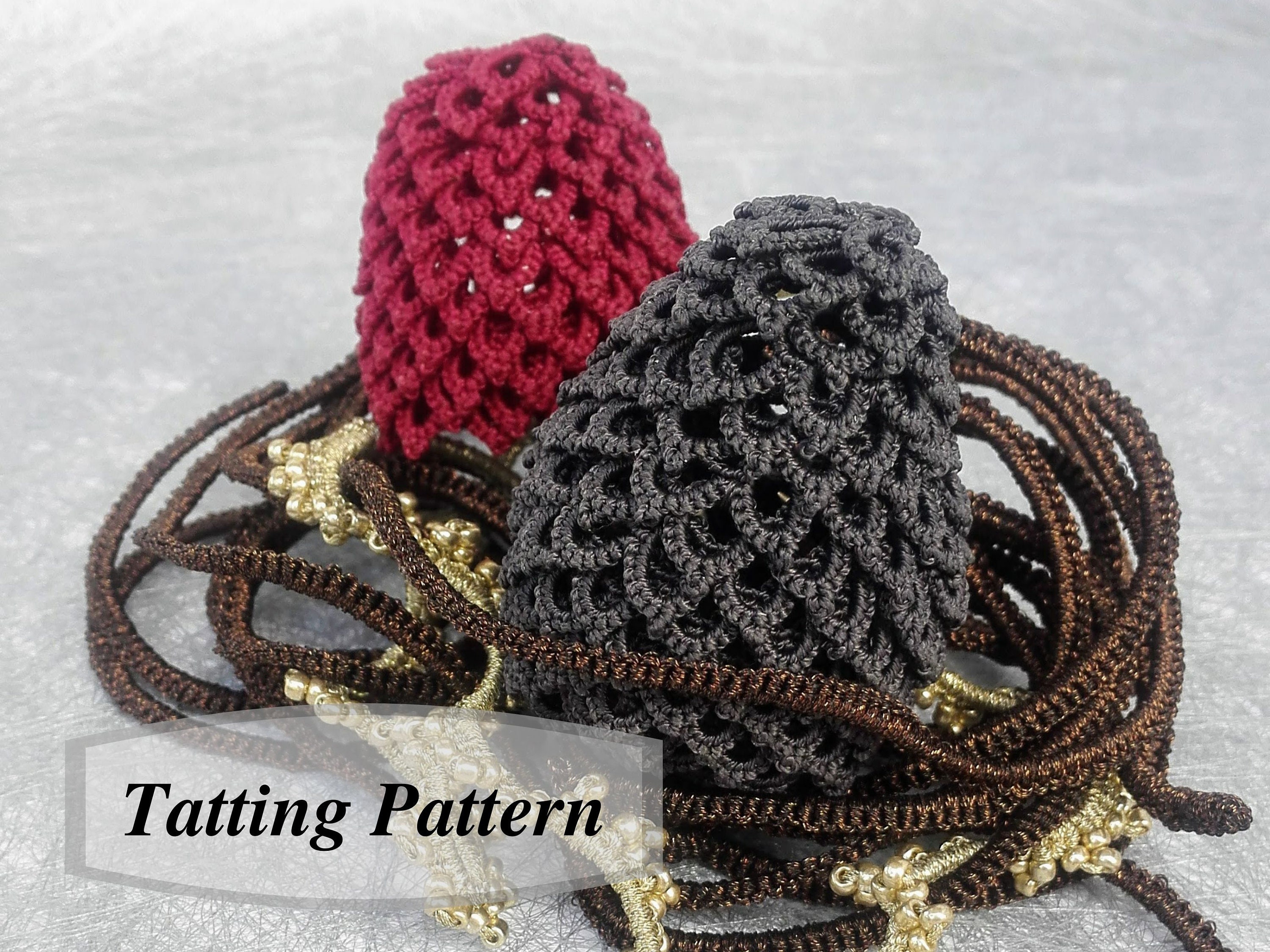 Dragon Egg Tatting Pattern. Tatted Lace Tutorial for Shuttle and Needle ...