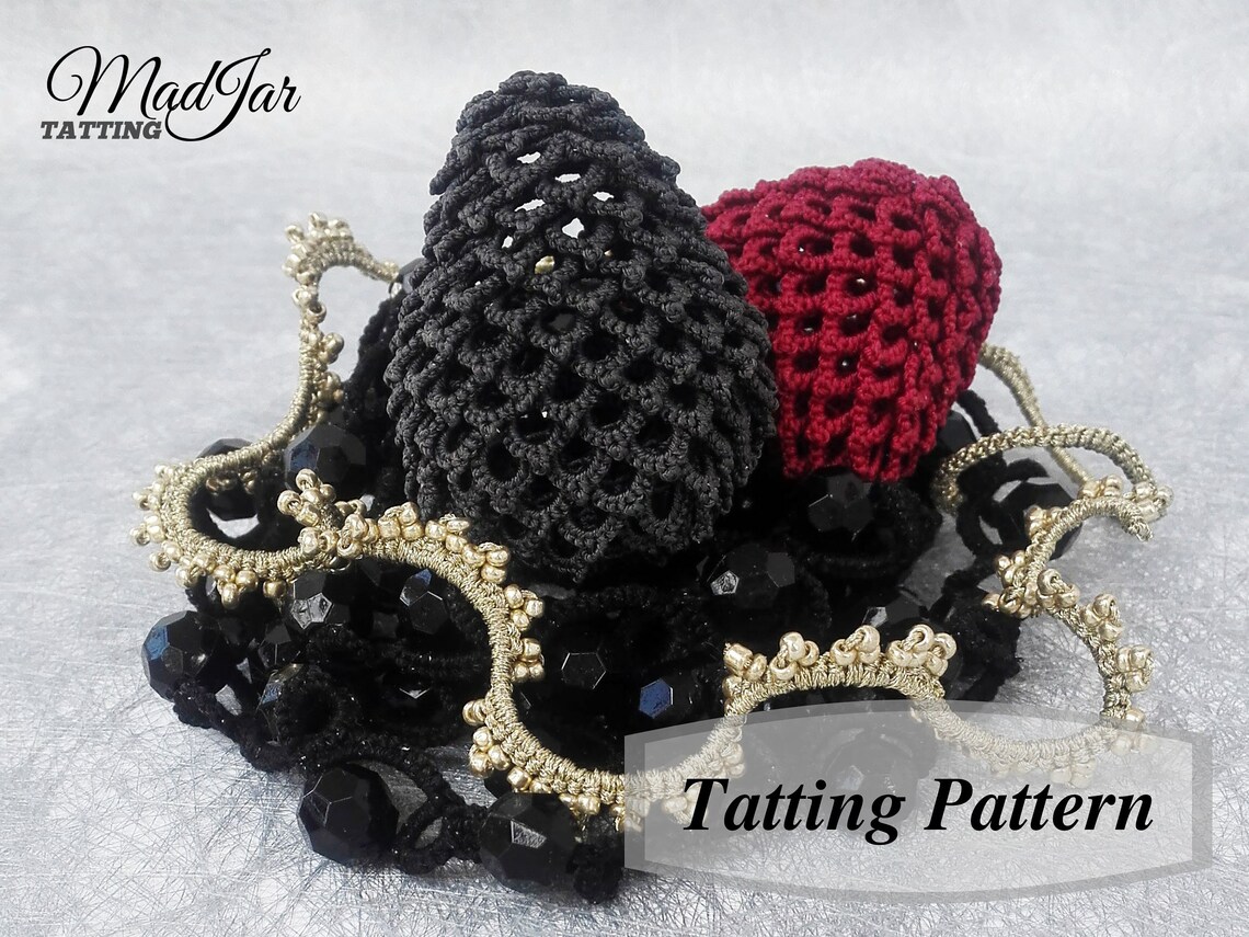 Dragon Egg Tatting Pattern. Tatted Lace Tutorial for Shuttle | Etsy