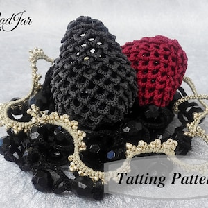 Dragon Egg Tatting Pattern. Tatted Lace Tutorial for Shuttle and Needle ...