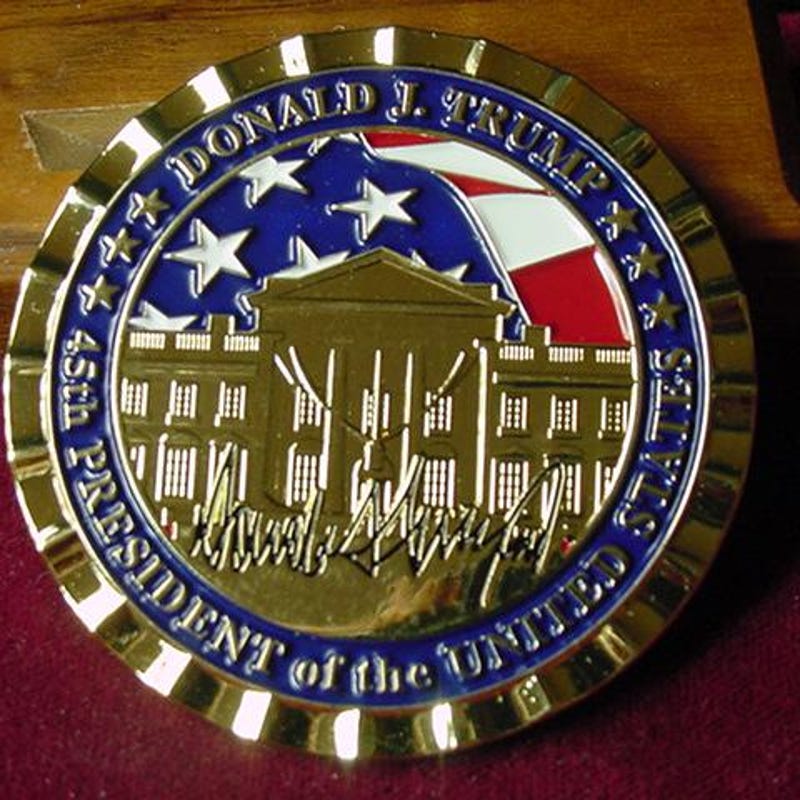 Trump Challenge Coin - Etsy