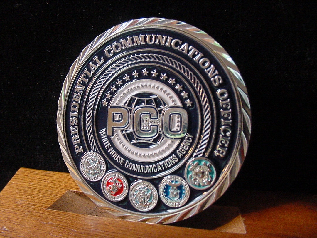 President Communications Officer PCO Challenge Coin WHCA- Free Shipping ...