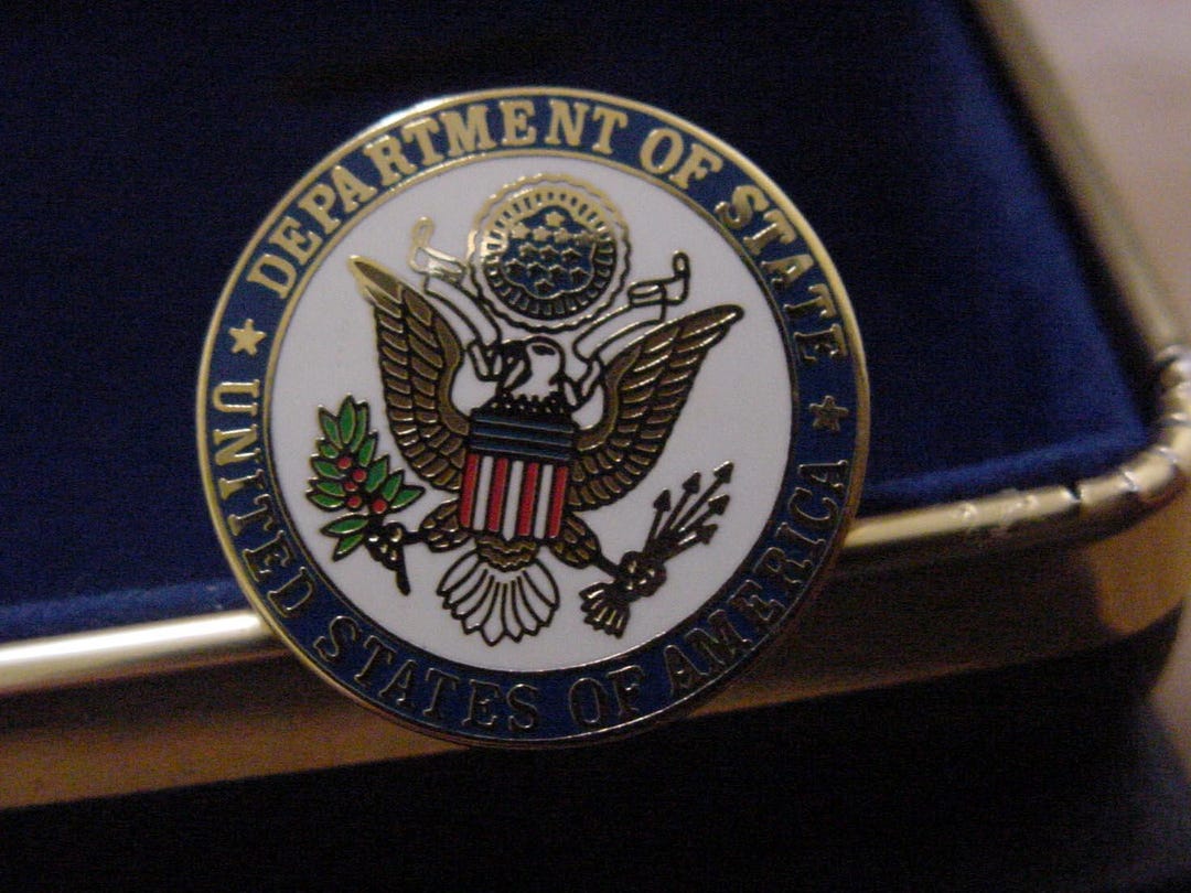 New Pair U S Department of State Cufflinks DOS - Color Seal- Free ...