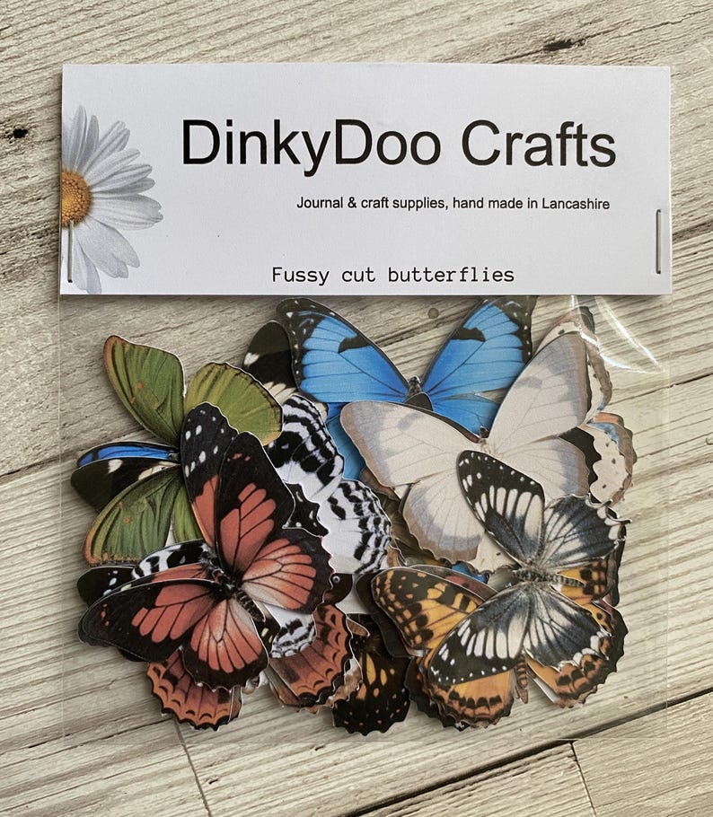 Fussy Cut Butterflies for Junk Journaling, Scrapbooking, Collage and ...