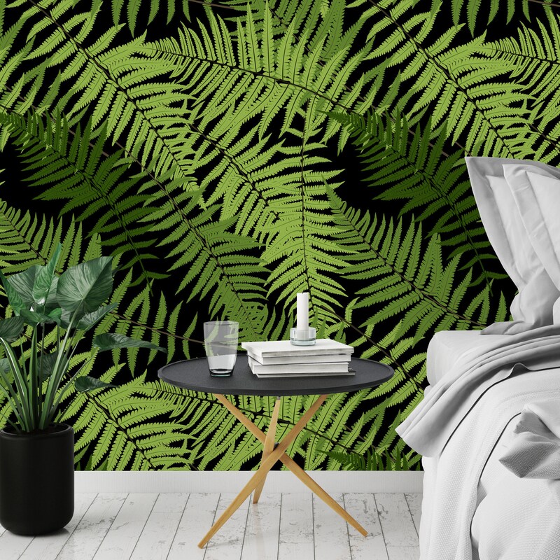 Fern Wallpaper - Etsy