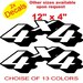 4x4 Vinyl Sticker Decal Graphics X2 (design 9) Ref No 4x4 (2) - Etsy