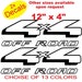 4x4 Vinyl Sticker Decal Graphics X2 (design10) Ref No 4x4 (3) - Etsy