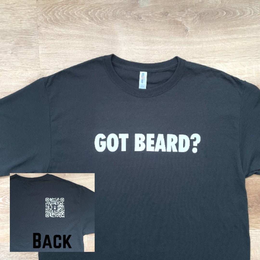 Got Beard Tshirt With QR Code - Etsy