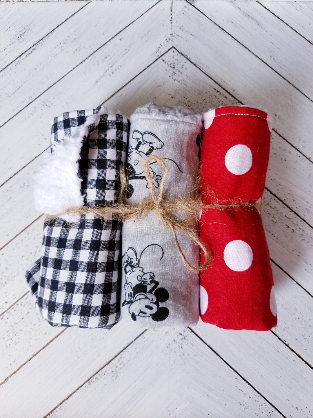 Baby Burp Cloth Set, Boy, Mickey Mouse - Etsy