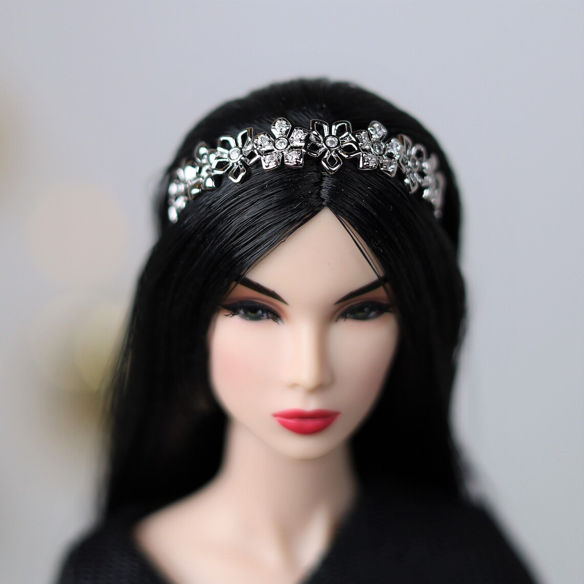 Flower Headband for Dolls Fashion Royalty Jewelry Barbie - Etsy