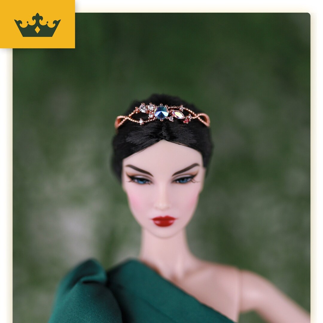 Gold Crown for Fashion Royalty, Integrity Toys, 1/6 Scale Fashion Doll ...