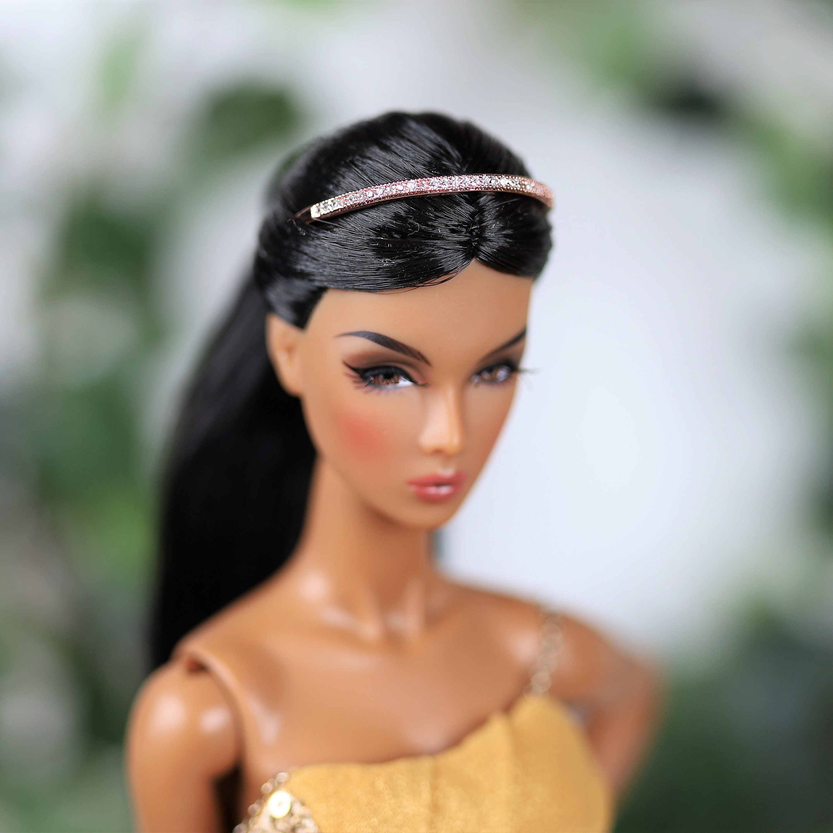 Diamon headband for Dolls Barbie Fashion Royalty Poppy | Etsy