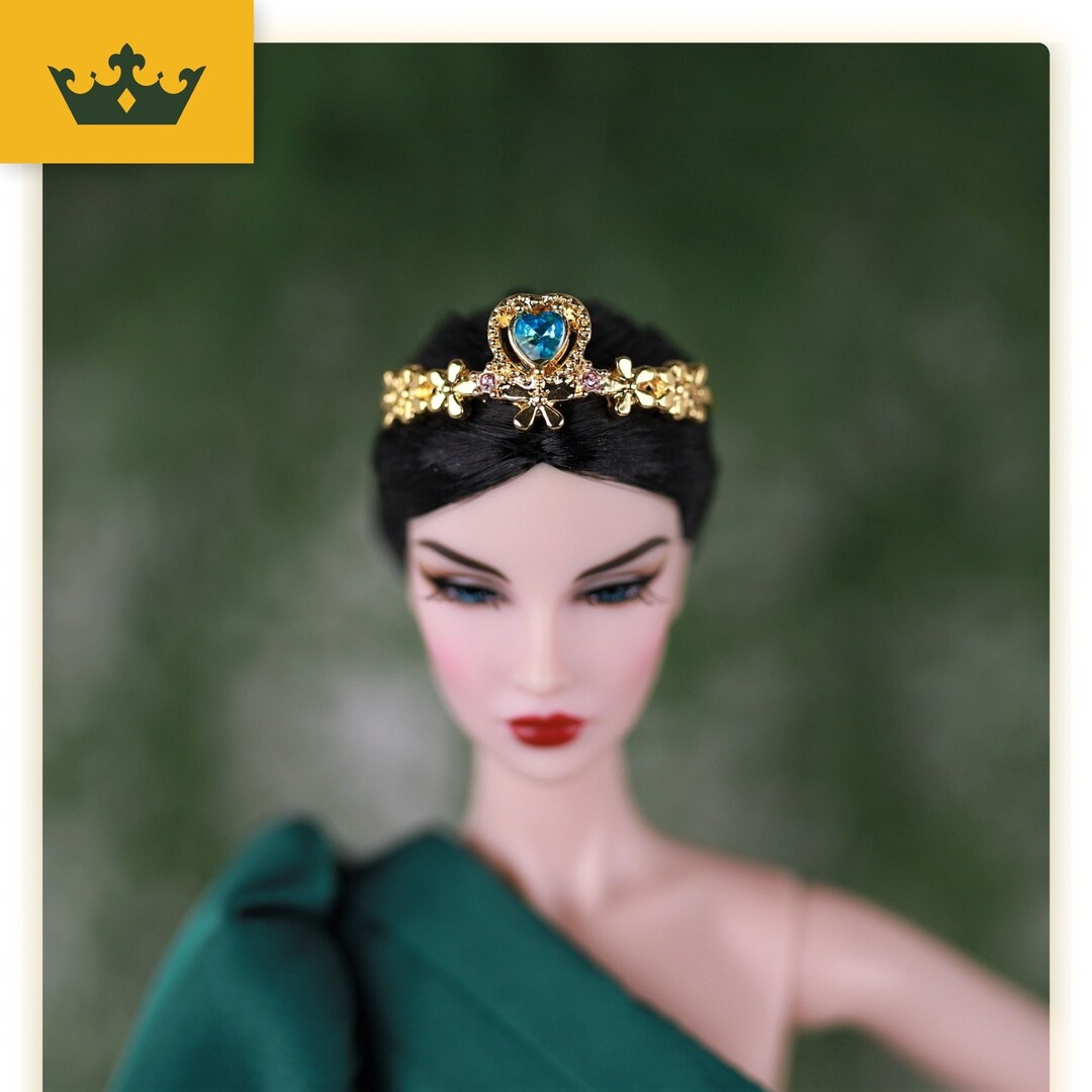 Doll Crown - Crown for 1/6 Scale Doll, Poppy Parker, Fashion Royalty ...