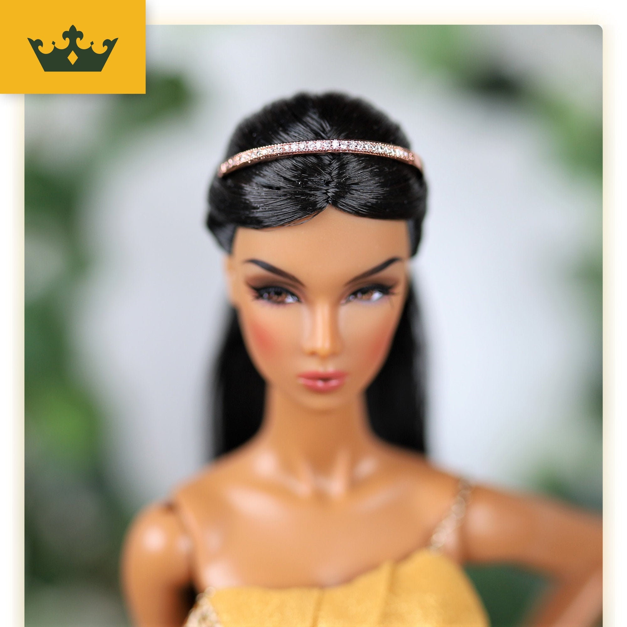 Diamon headband for Dolls Barbie Fashion Royalty Poppy | Etsy