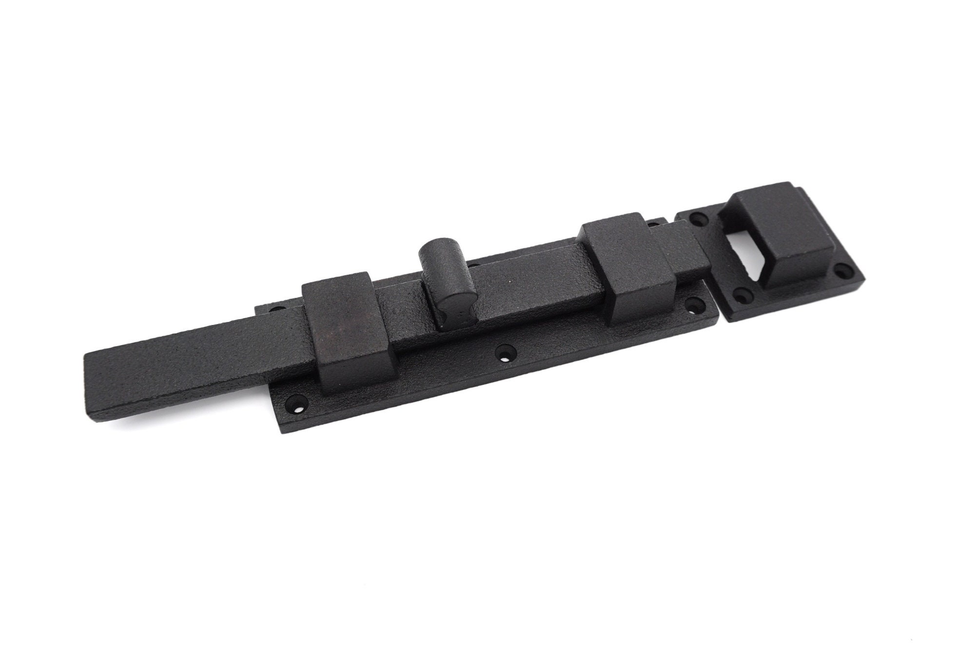 8 3/4 Black Iron SHUTTER LATCH Slide Bolt Door Slide - Etsy