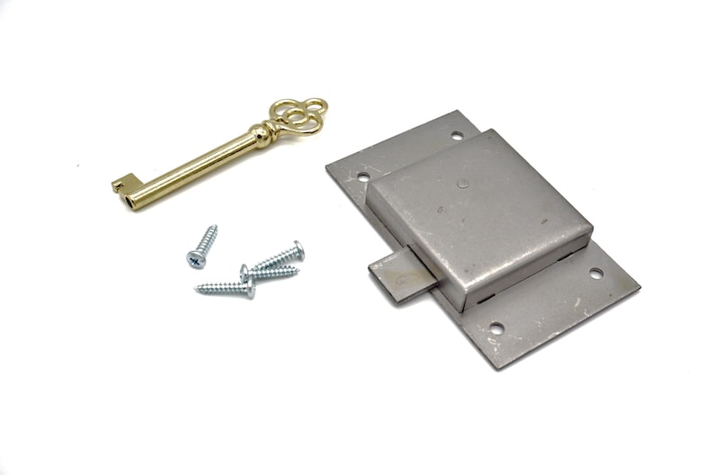 LOCK FLUSH MOUNT Cabinet Lock Drawer Lock Cabinet Door Lock - Etsy