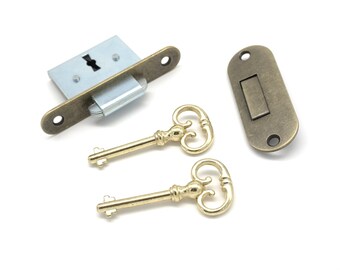 ROLL TOP DESK Lock Antique Style Desk Lock Comes With 2 Keys | Etsy