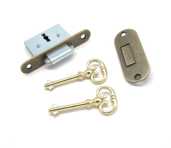 ROLL TOP DESK Lock Antique Style Desk Lock Comes With 2 Keys - Etsy