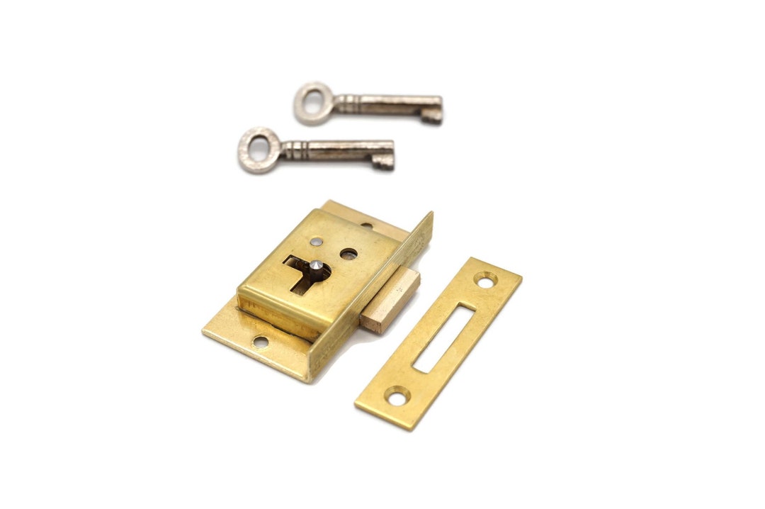HALF MORTISE Chest Lock Antique Half Mortise Furniture Cabinet Lock for ...
