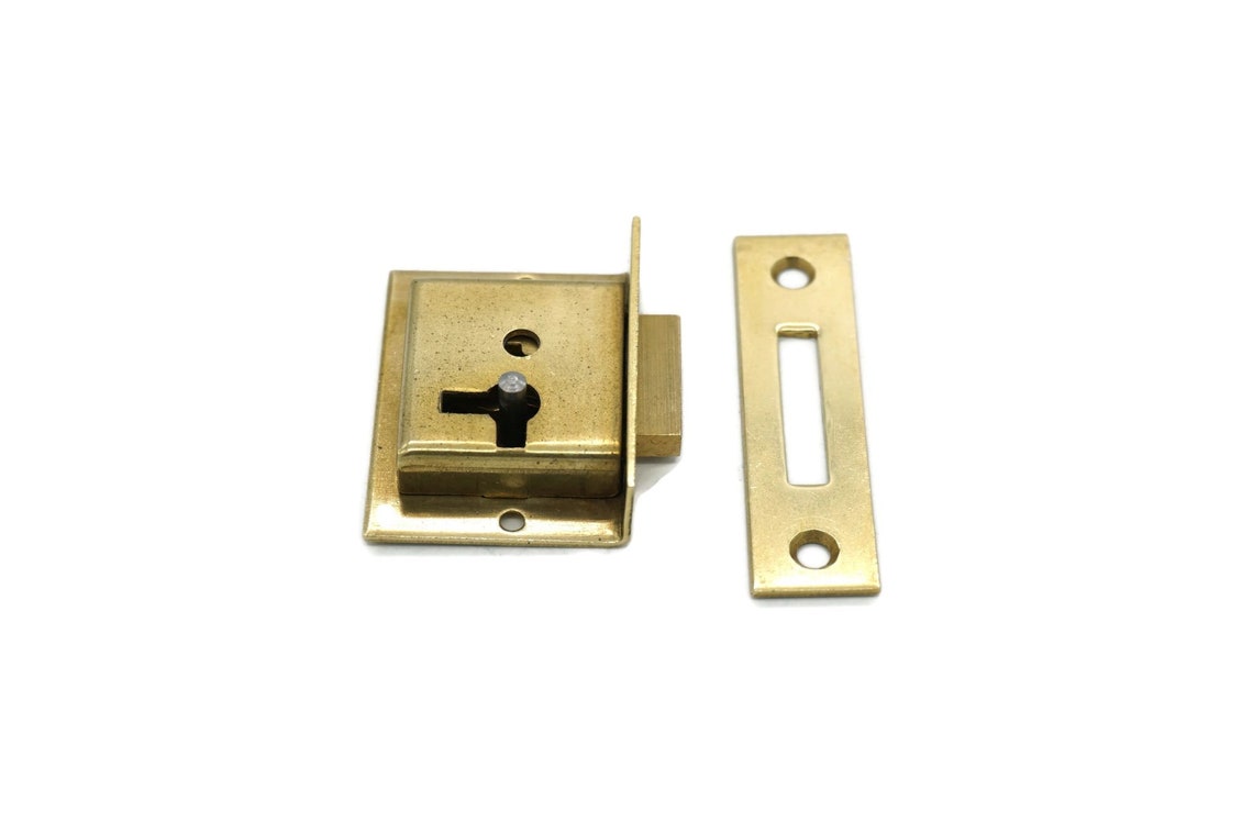 HALF MORTISE Chest Lock Antique Half Mortise Furniture Cabinet Lock for ...