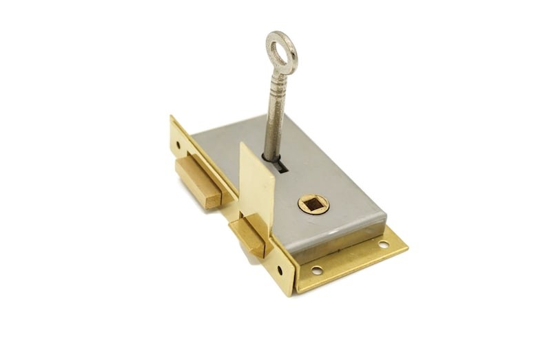 FURNITURE LOCK Antique Half Mortise Wardrobe Armoire Furniture Cabinet ...