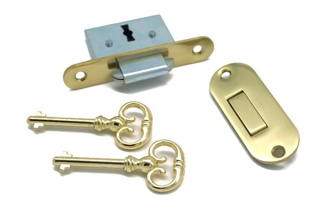 ROLL TOP DESK Lock, Antique Style Desk Lock, Comes With 2 Keys Full ...