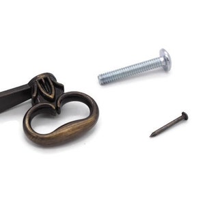 1 1/2" Mock Key Pull Mock Mock Key Knob Antique Mock Key False Key Knob ...