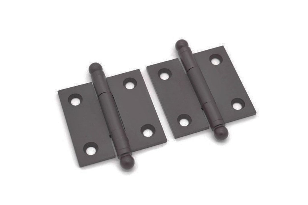 Oil Rubbed Bronze CABINET HINGES 1 1/2 Butt Hinges Ball Tip Hinges ...