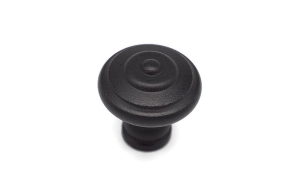 Cast Iron Drawer Knobs Furniture Knobs Black Cast Iron Knob | Etsy