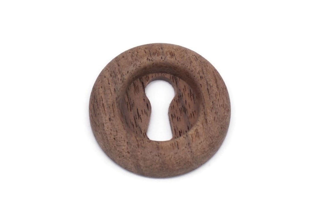 Keyhole Cover Plate Wood Keyhole Cover 1 5/16” Cabinet Keyhole Plate ...