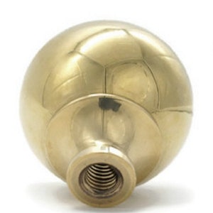 BRASS BED Ball FINIAL Cannon Ball Bed Frame 1 3/4" Diameter X 2 1/4 ...