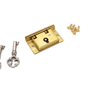 HALF MORTISE Chest Lock Half Mortise Box Lock Cabinet Lock Drawer Lock ...