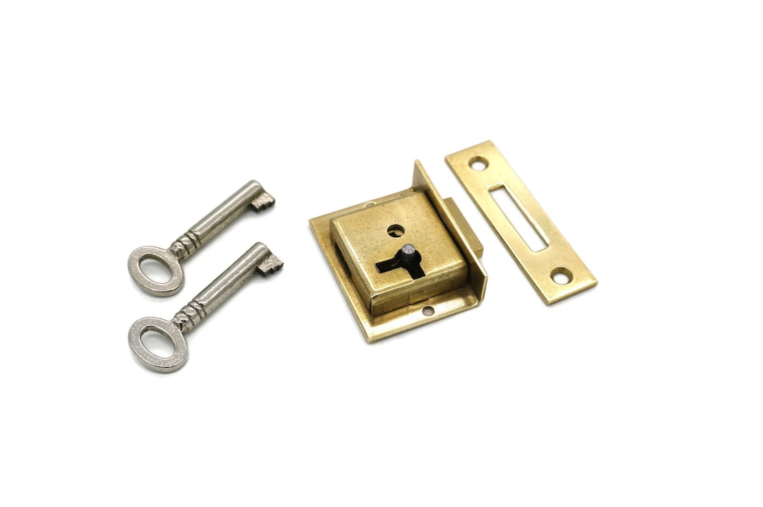 HALF MORTISE Chest Lock Antique Half Mortise Furniture Cabinet Lock for ...