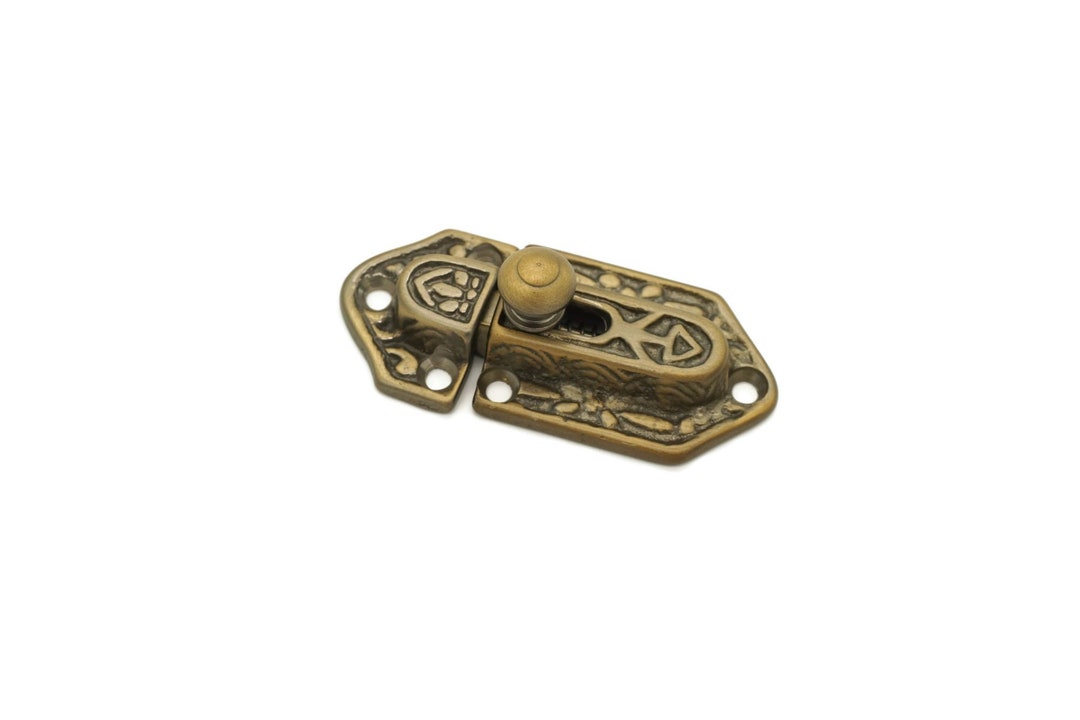Brass Cabinet Latch ANTIQUE CABINET LATCH Furniture Latch Victorian ...