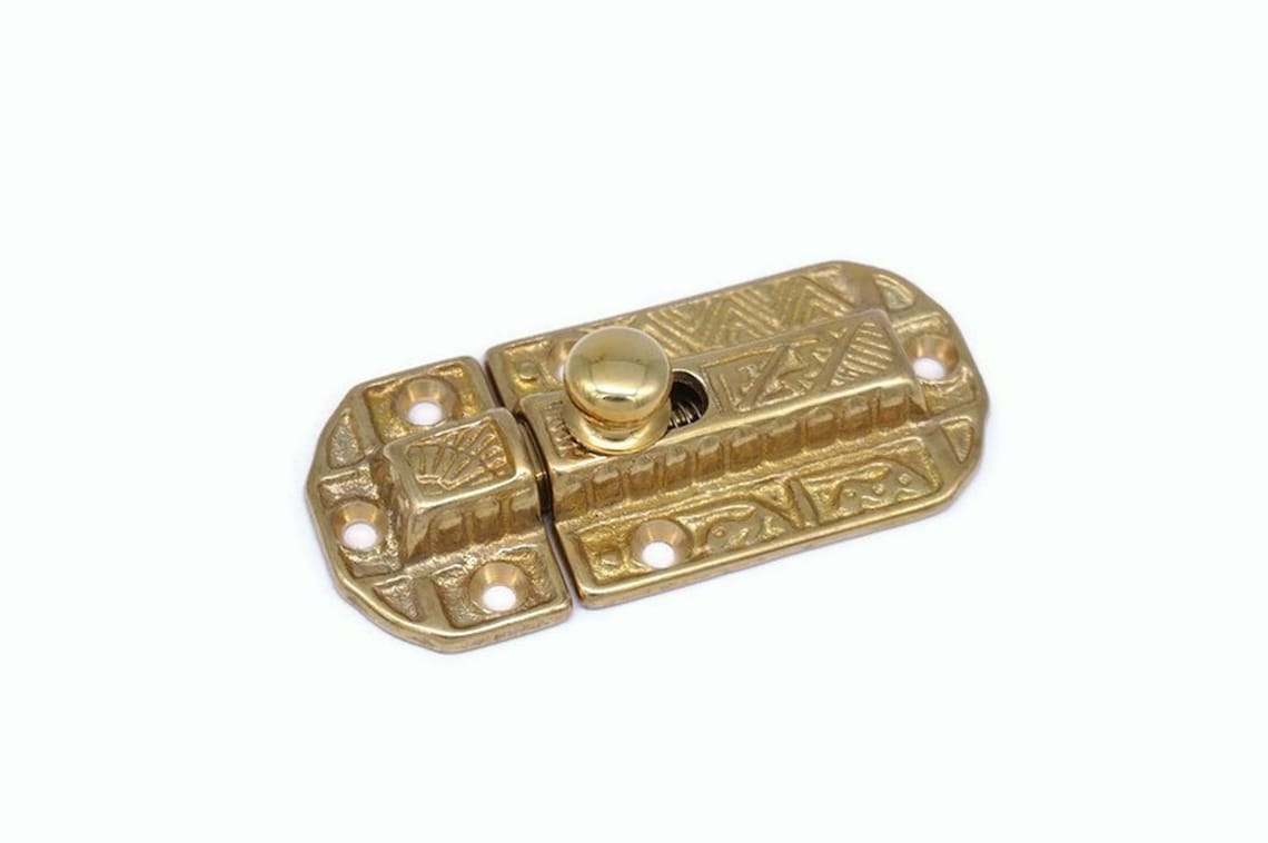 Brass Cabinet Latch ANTIQUE CABINET LATCH Furniture Latch - Etsy