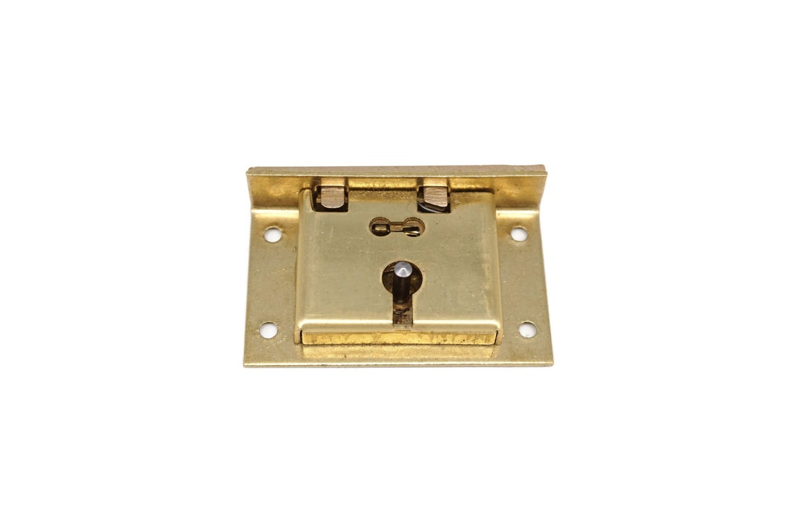 HALF MORTISE Small Chest Lock Half Mortise Box Lock Cabinet - Etsy