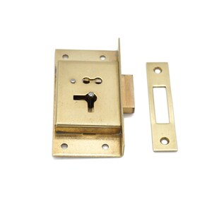 HALF MORTISE Chest Lock Antique Half Mortise Furniture Cabinet Lock for ...